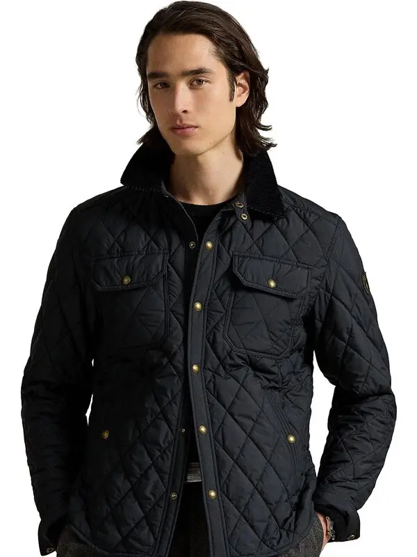 Ralph Lauren The Beaton Quilted Shacket - Polo Black