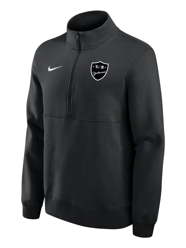 Nike College Club Fleece 1/4 Zip Top - Black