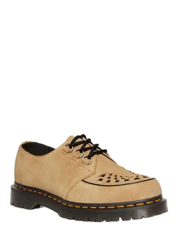 Dr. Martens Ramsey Woven Suede Creepers - Tan
