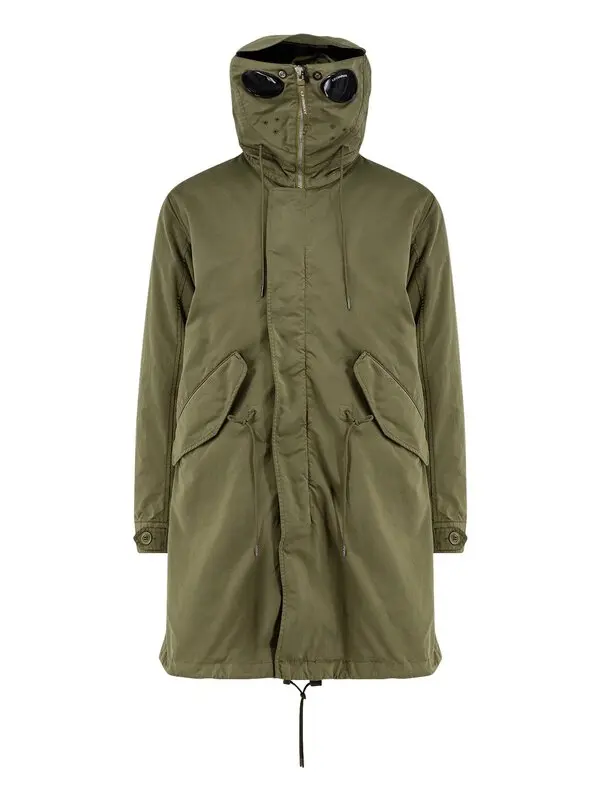C.P. COMPANY Padded Nylon Parka - Green