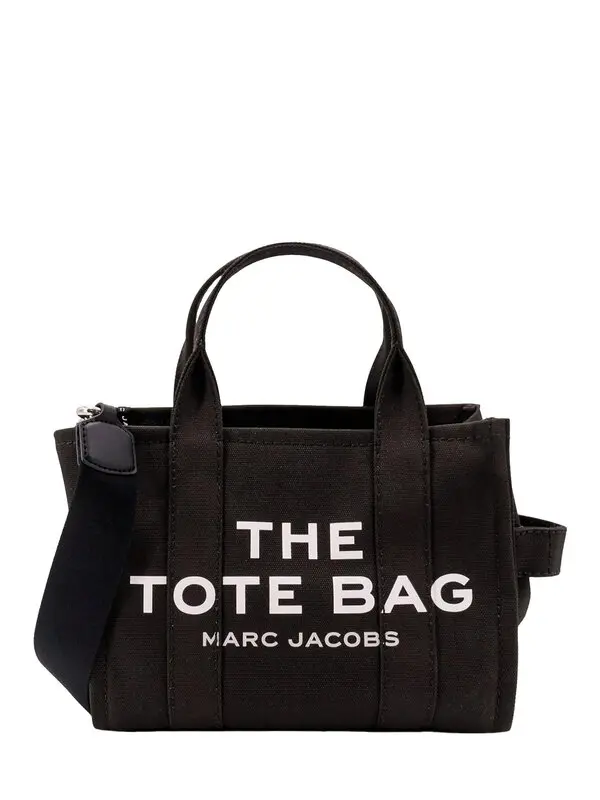 Marc Jacobs The Small Tote Canvas Crossbody Bag - Black