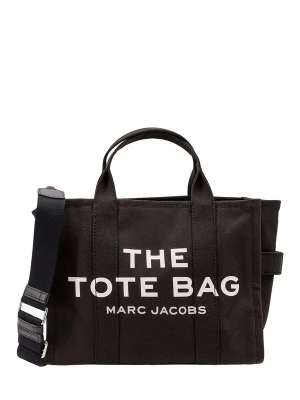 Marc Jacobs Canvas Crossbody Tote Bag - Black