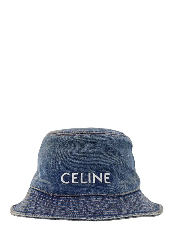 Celine Denim Cloche - Blue