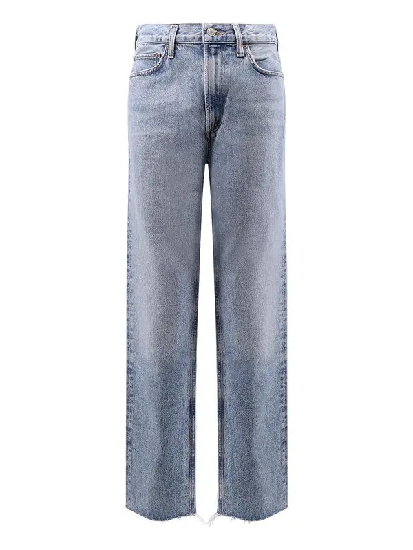 AGOLDE Leena Regenerative Cotton Jeans - Blue