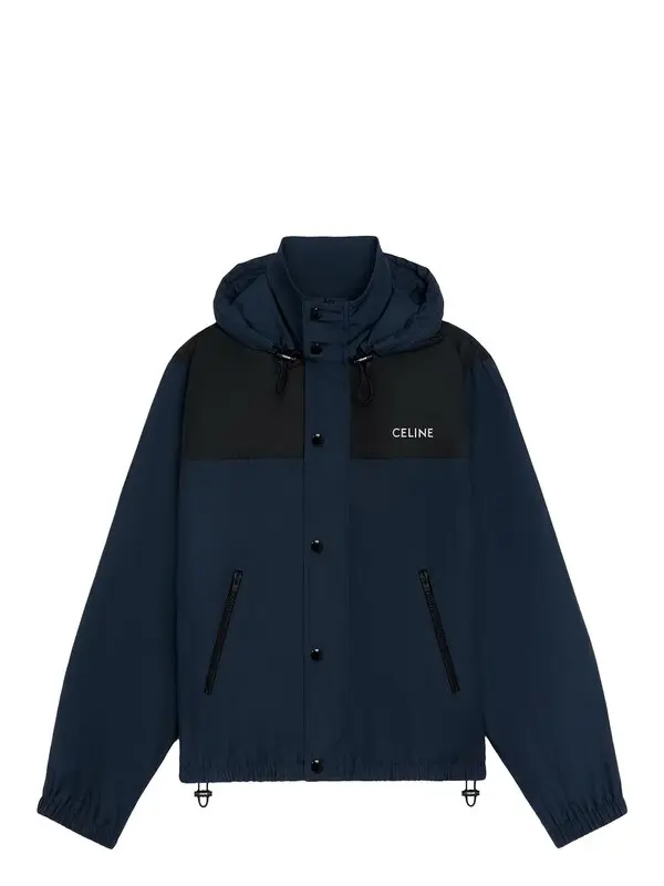 Celine Bicolor Nylon Jacket - Blue