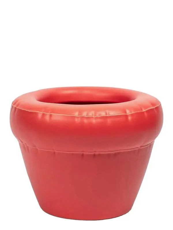 HOME STUDYO Pierre Ceramic Vase - Red