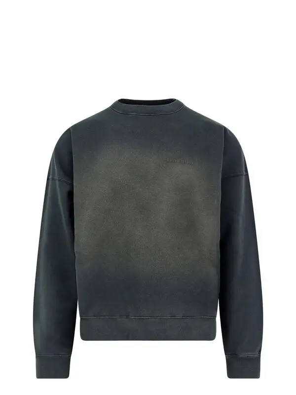 Golden Goose Martin Distressed Cotton Sweatshirt - Grey