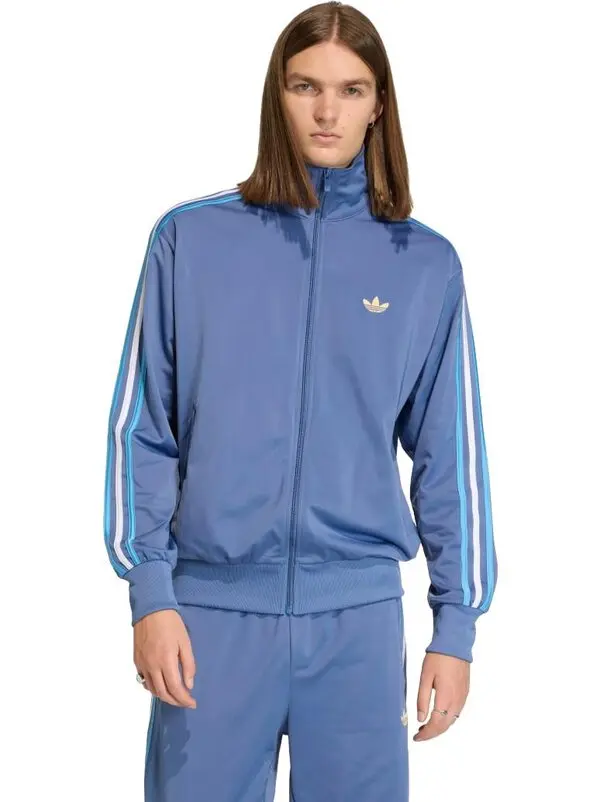 Adidas Firebird Track Jacket - Crew Blue / Light Blue / White