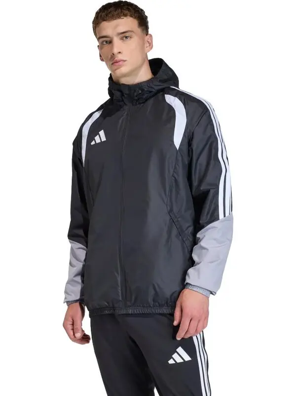 Adidas Tiro 26 Competition All Weather Jacket - Black / Light Onix / White