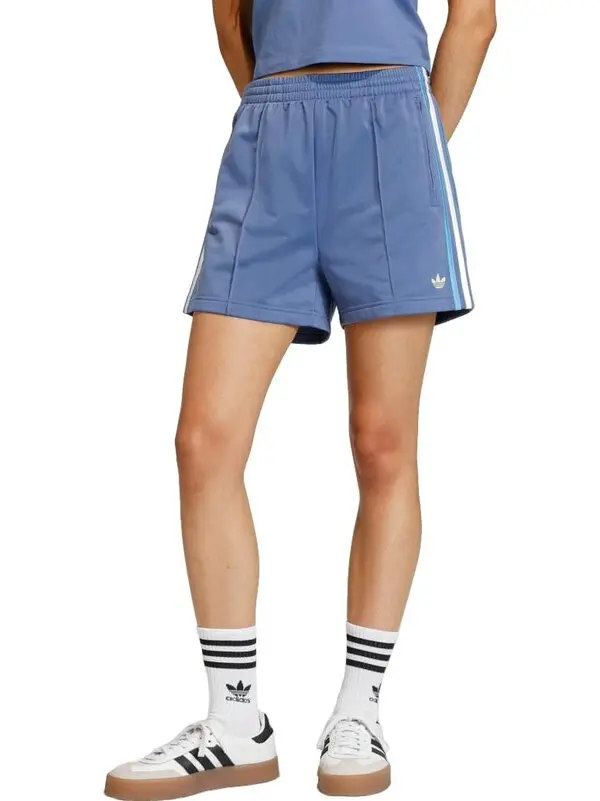 Adidas Firebird Classic Shorts - Crew Blue / Light Blue / White
