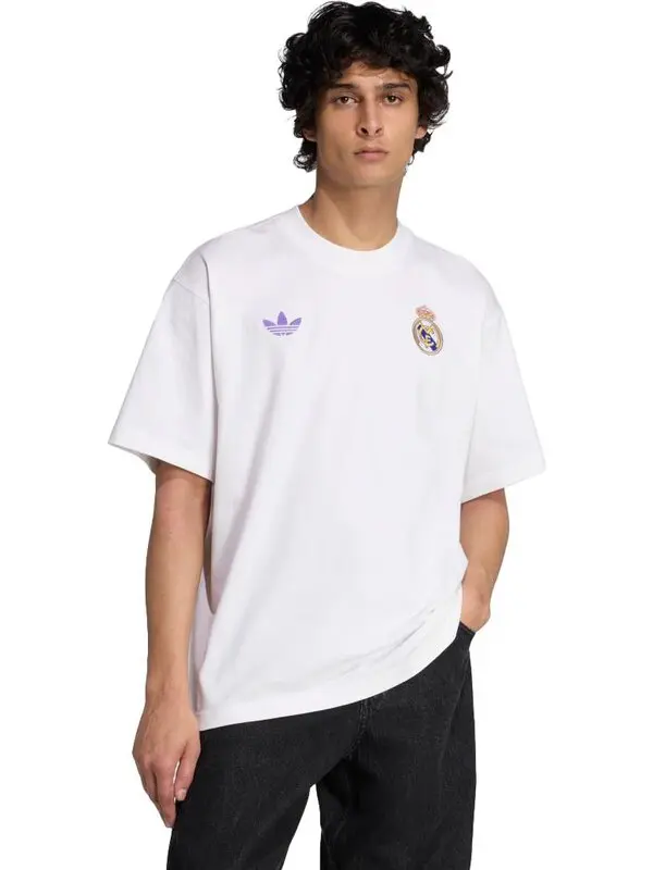 Adidas Real Madrid Lfstlr Tee - White