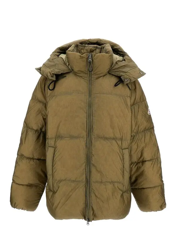 Pyrenex Hooded Padded Down Jacket - Beige