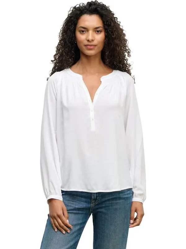 Velvet By Graham & Spencer Aurelia Top - White