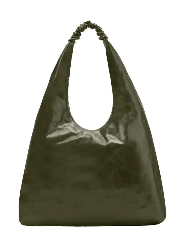 REFORMATION Leather Tote Bag - Kiwi Leather