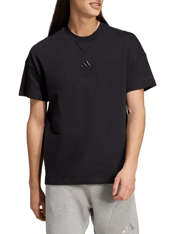 Adidas All Szn Trefoil Cotton T-shirt - Black