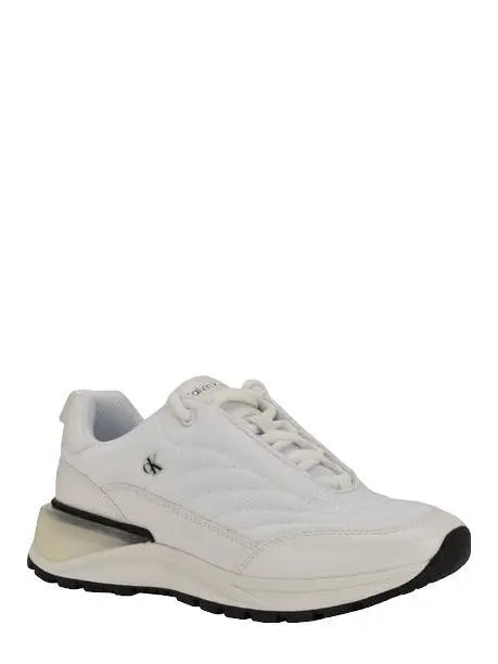 Calvin Klein Gyslen Knit Sneakers - White