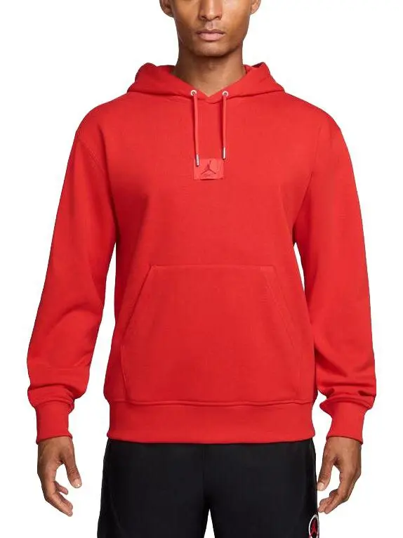JORDAN Flight Fleece Hoodie - Chile Red/gym Red