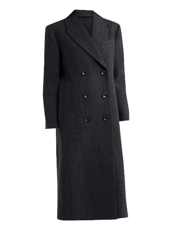 Bernardo Prescott Herringbone Coat - Black/tan