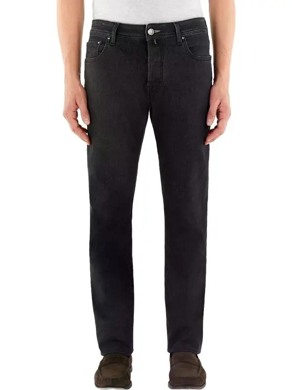JACOB COHEN ACADEMY Buttoned Jeans - Black