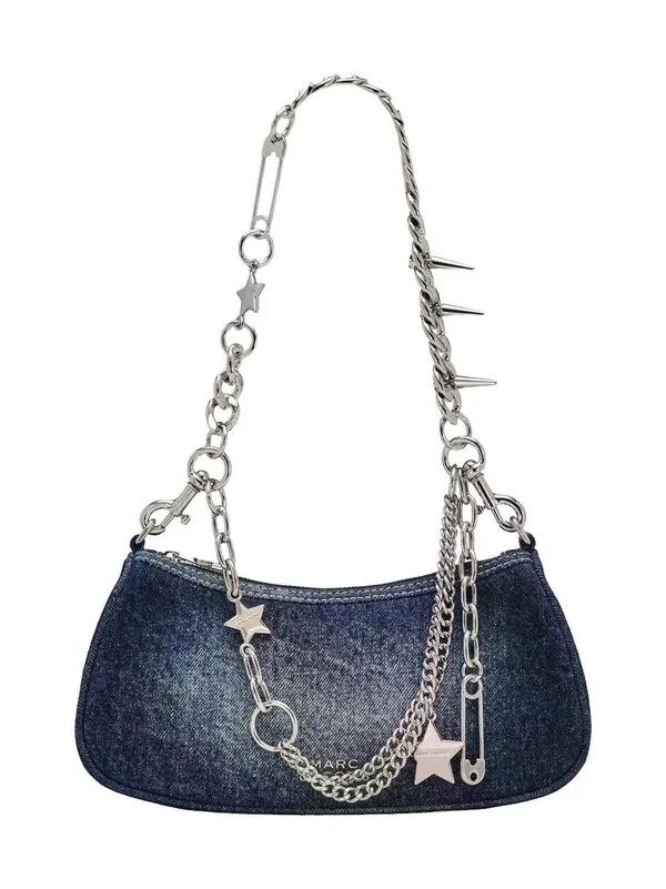 Marc Jacobs Denim Charm Shoulder Bag - Blue