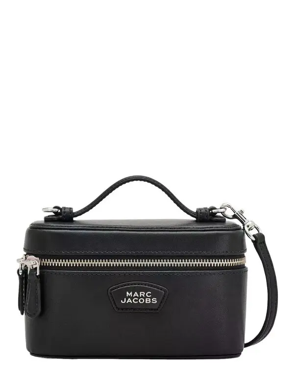 Marc Jacobs The E/w Vanity Leather Crossbody Bag - Black