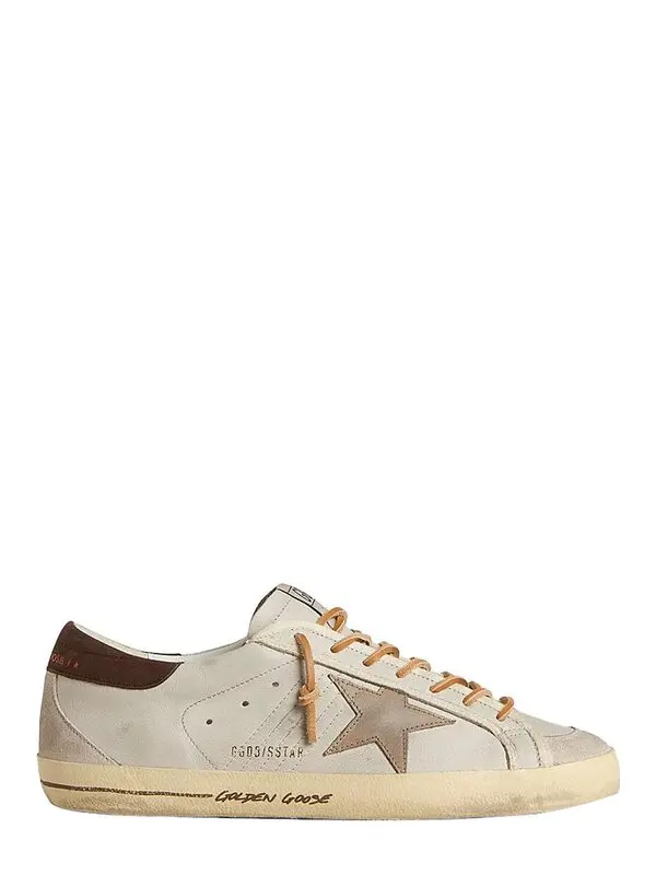 Golden Goose Super Star Leather Sneakers - Grey Cloud