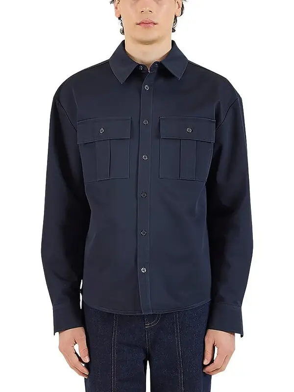 KROST Pleated Pocket Shirt - Dark Navy
