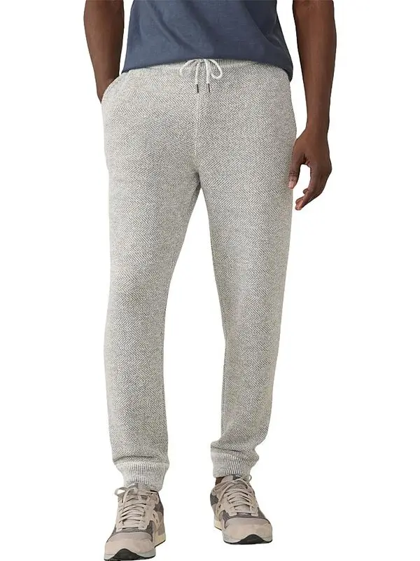 Faherty Brand Whitewater Sweatpant - Grey Shell Loop