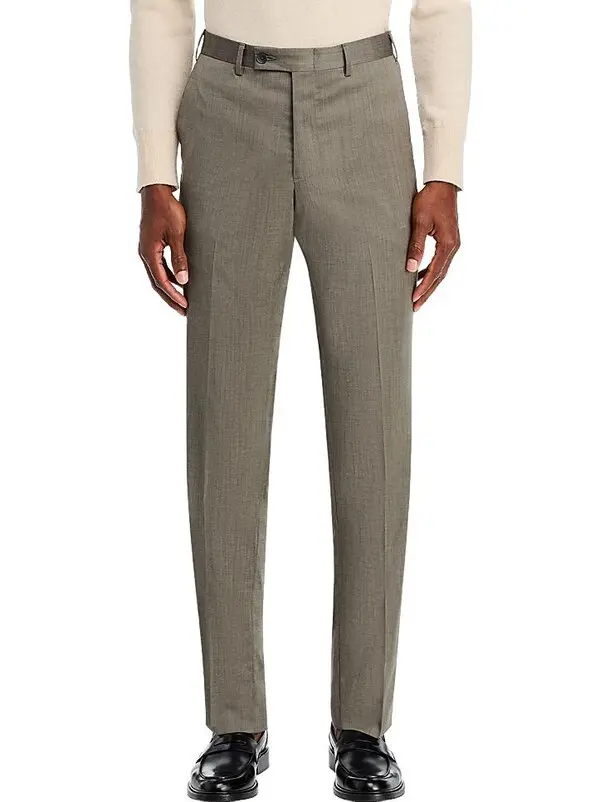 Bloomingdale'S Regular Fit Dress Pants - Taupe