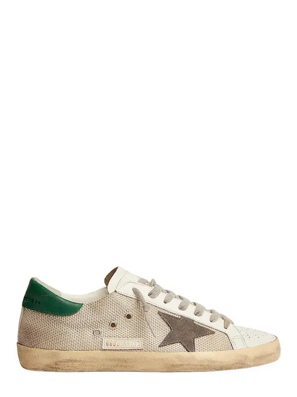 Golden Goose Star Low Top Sneakers - White Taupe