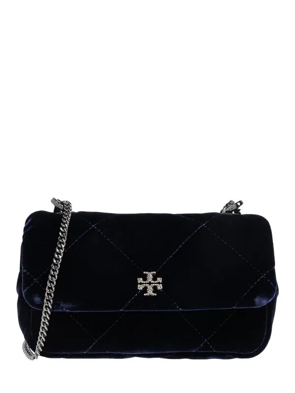 Tory Burch Kira Diamond Mini Shoulder Bag - Navy Blue