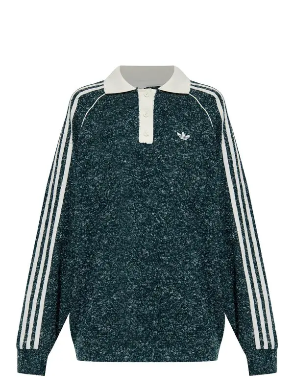 Adidas Originals By Alexander Wang Long Sleeve Polo - Green