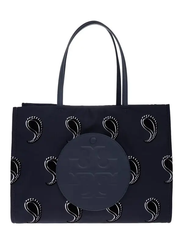 Tory Burch Ella Small Shopper Bag - Navy Blue