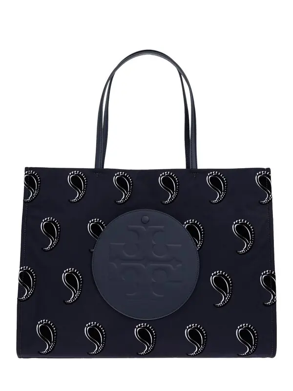 Tory Burch Ella Shopper Bag - Navy Blue