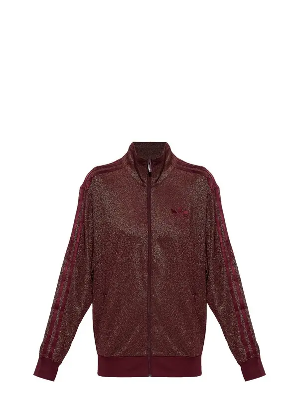 Adidas Originals By Alexander Wang Lurex Thread Sweatshirt - Burgundy