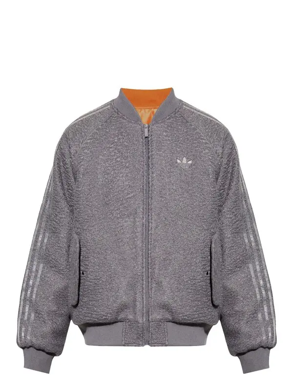 ADIDAS ORIGINALS Reversible Bomber Jacket - Grey