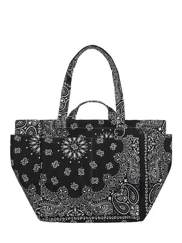 CALL IT BY YOUR NAME Picnic Bandana Tote - Black