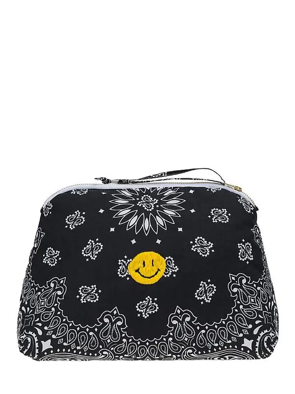 CALL IT BY YOUR NAME Large Bandana Vanity Bag - Black