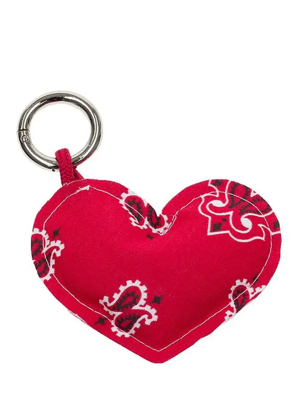 CALL IT BY YOUR NAME Coeur Heart Bag Charm - Red