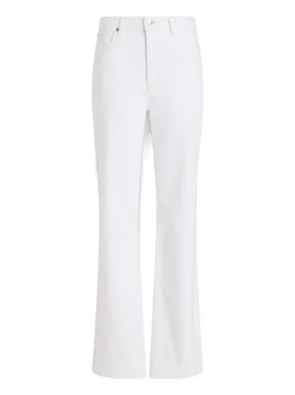 FRAME The Arrow High-rise Bootcut Jeans - White