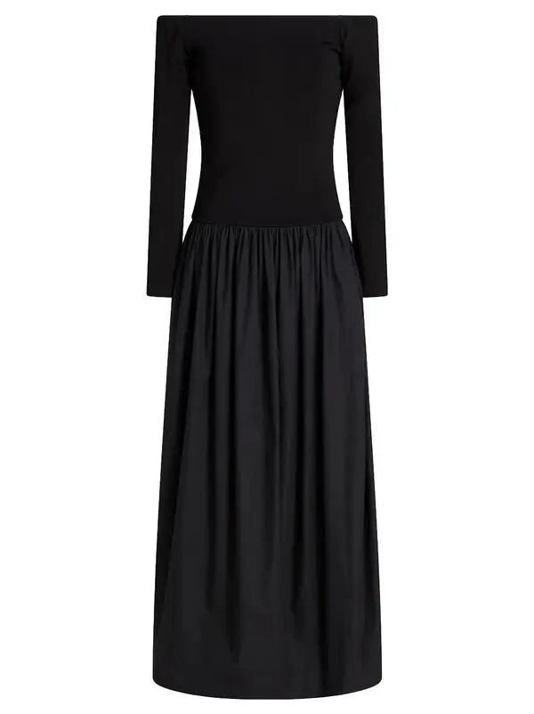 ESSE STUDIOS Off-the-shoulder Maxi Dress - Black