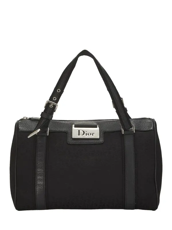 Dior Trotter Street Chic Boston Bag - Black
