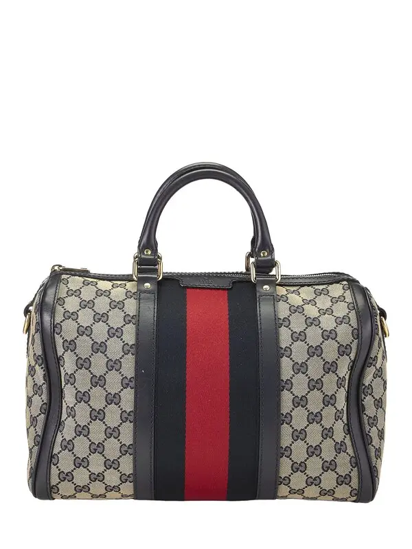 Gucci Original Gg Boston Bag - Navy