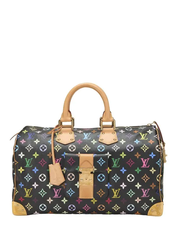 LOUIS VUITTON Takashi Murakami Monogram Multicolore Speedy 40 - Black