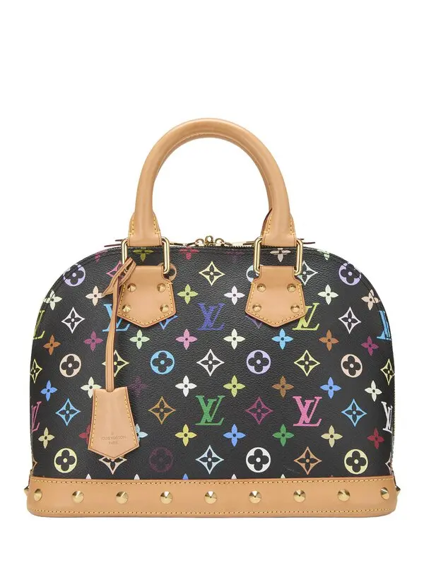 LOUIS VUITTON Takashi Murakami Monogram Multicolore Alma Nm - Black