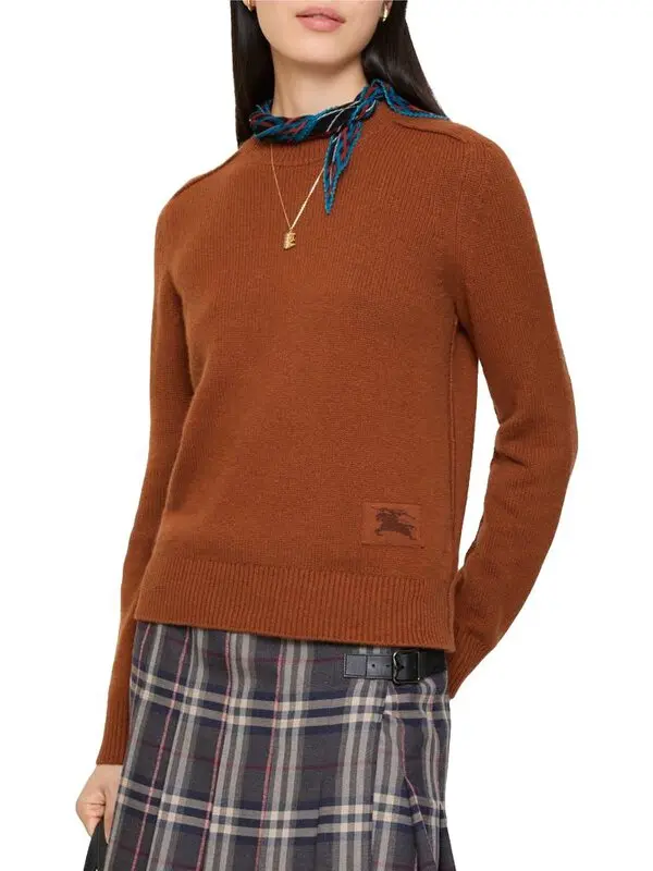 Burberry Cashmere Sweater - Ginger Orange
