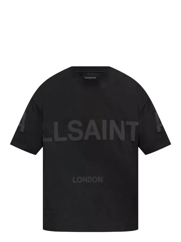 ALLSAINTS Biggy Oversized Logo-print T-shirt - Black