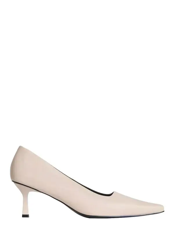 12 STOREEZ 60mm Leather Pumps - Neutrals