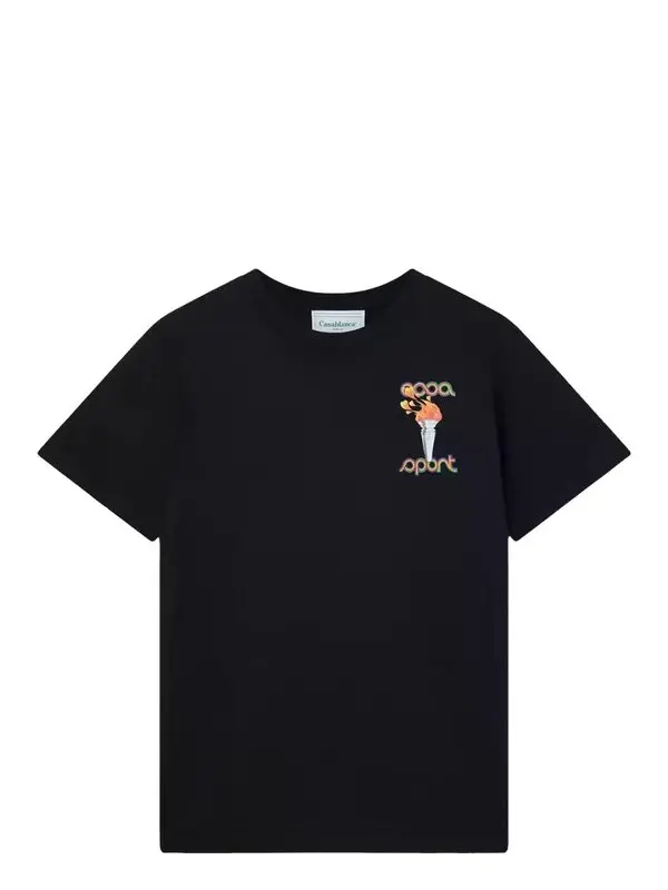 Casablanca Graphic T-shirt - Black