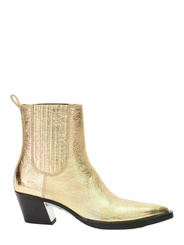 3.1 Phillip Lim Downtown 60mm Leather Boots - Gold